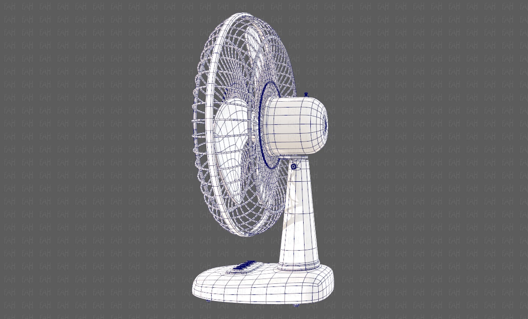 3D fan cartoon v01 model - TurboSquid 1697838