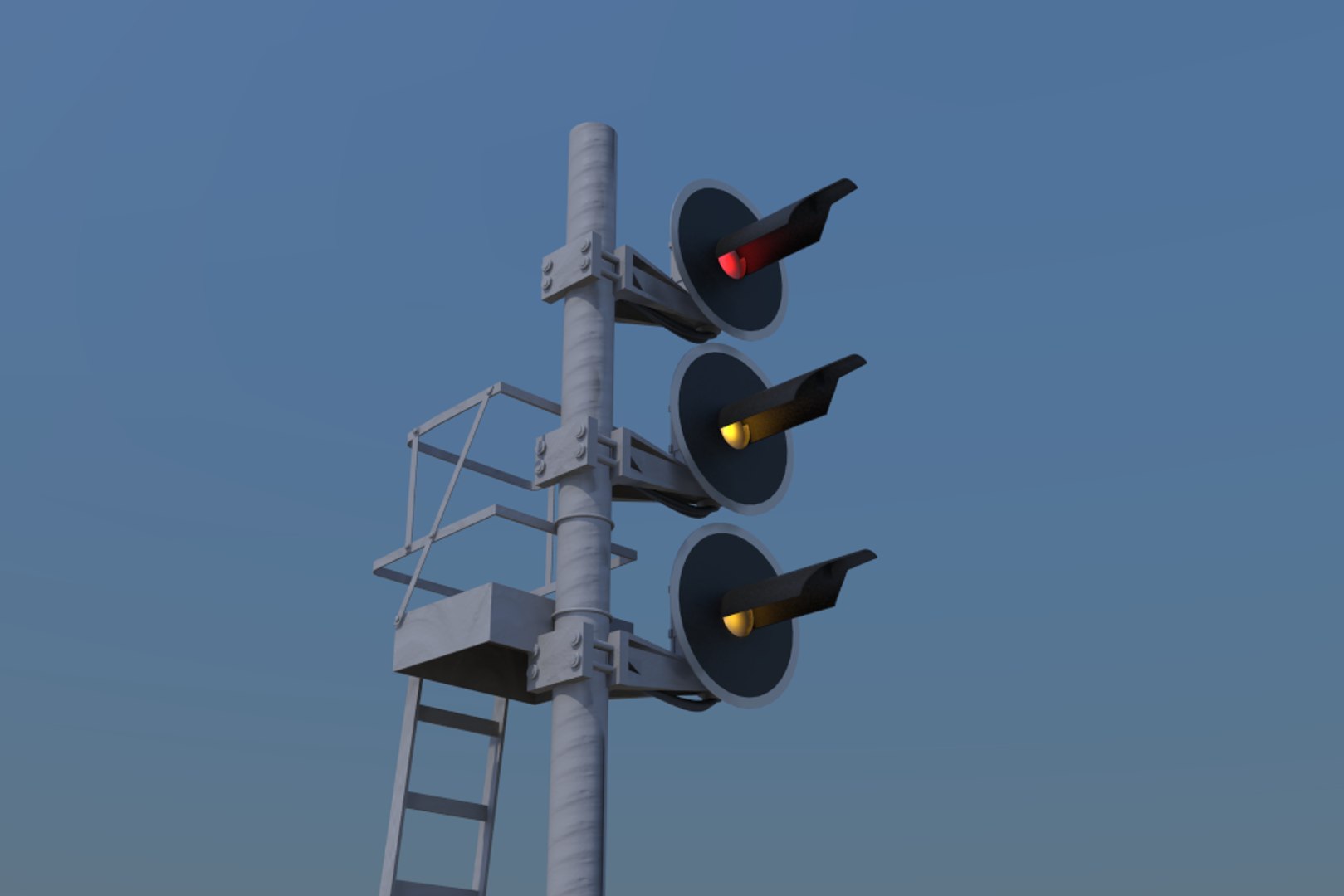 Italian Railway Signaling Fs 3d Model