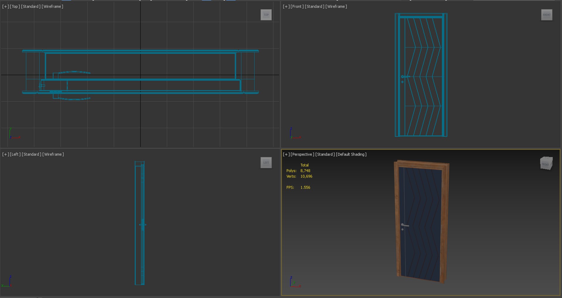 Room door 3D model - TurboSquid 1837235