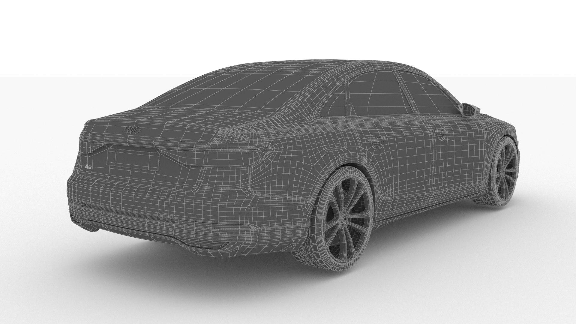 3D Audi A8 2019 - TurboSquid 1197781