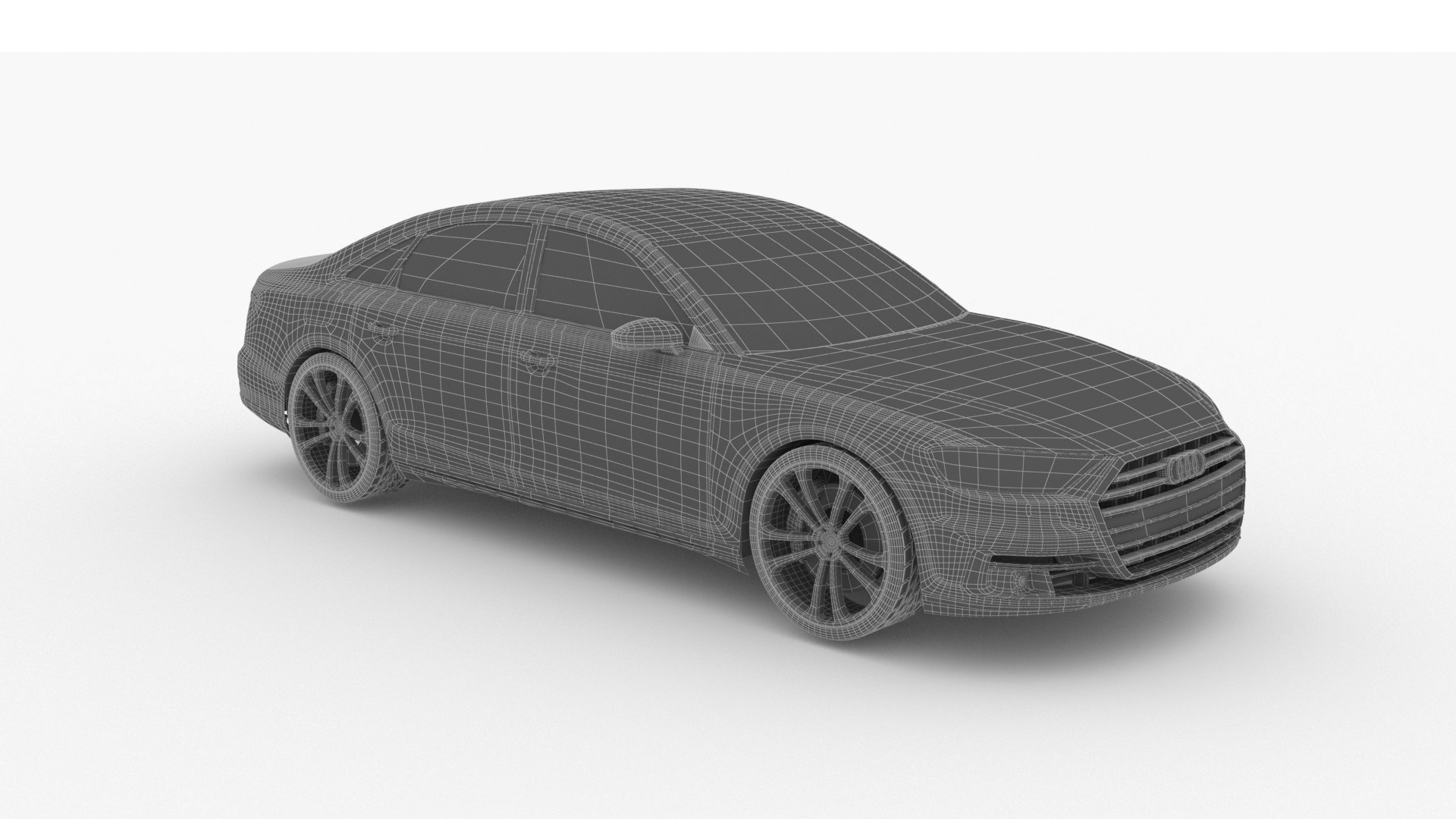 3D Audi A8 2019 - TurboSquid 1197781