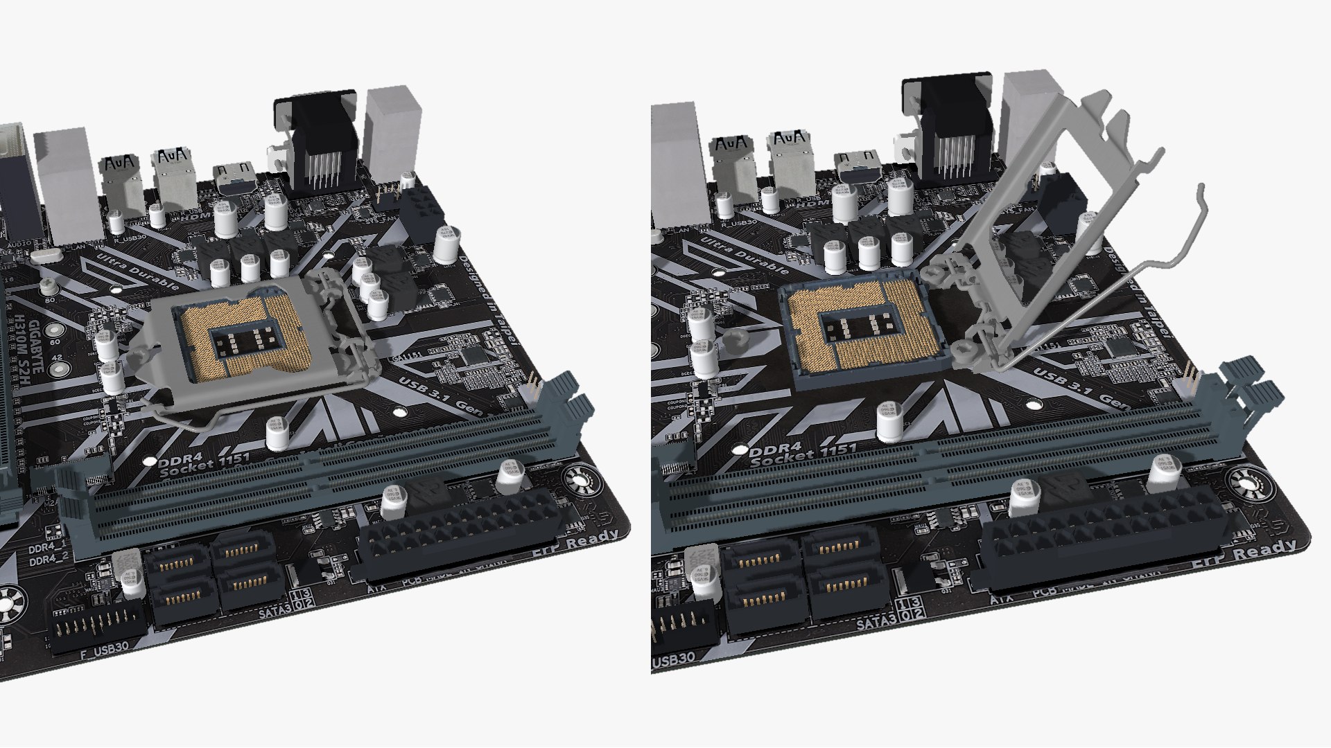 PC Motherboard MicroATX Mk02 3D - TurboSquid 1972377