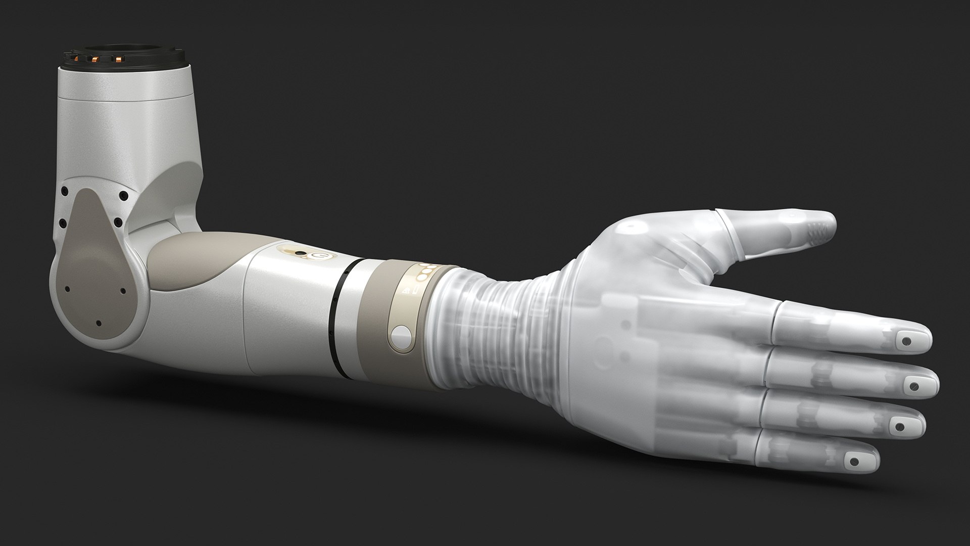 3D Bionic Arm with Elbow Deka Rigged for Cinema 4D - TurboSquid 2077059