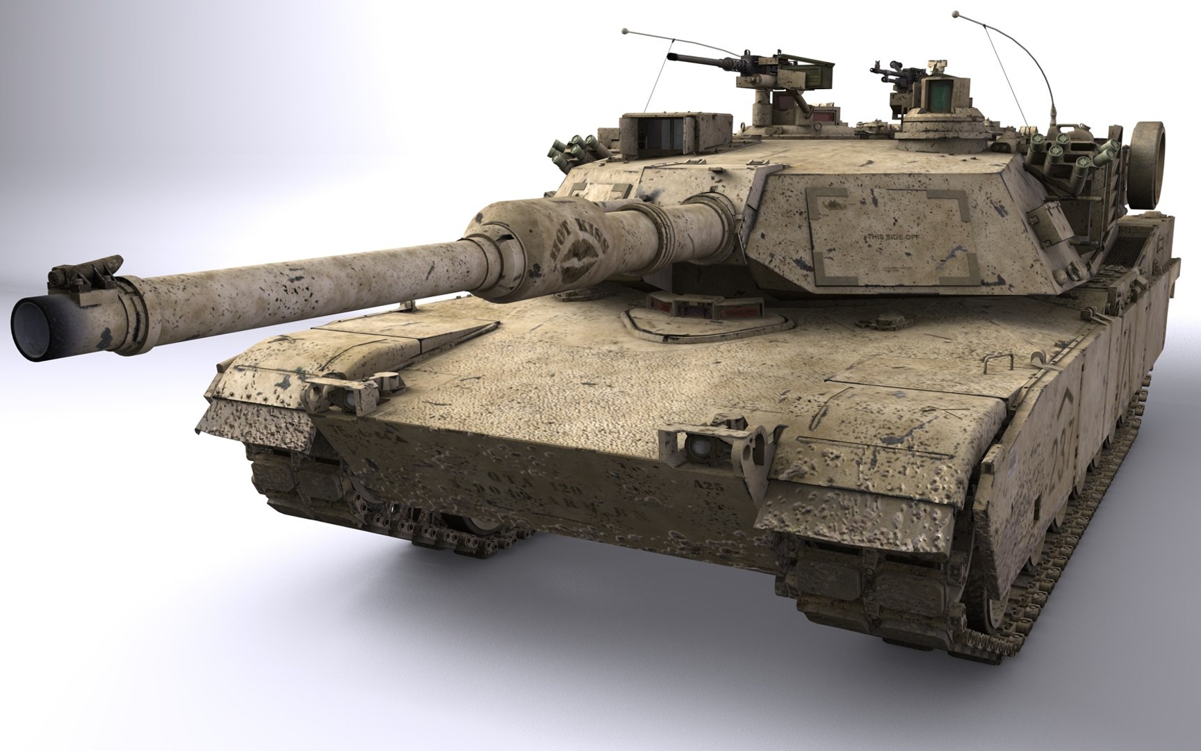 abrams m1a2 3d model