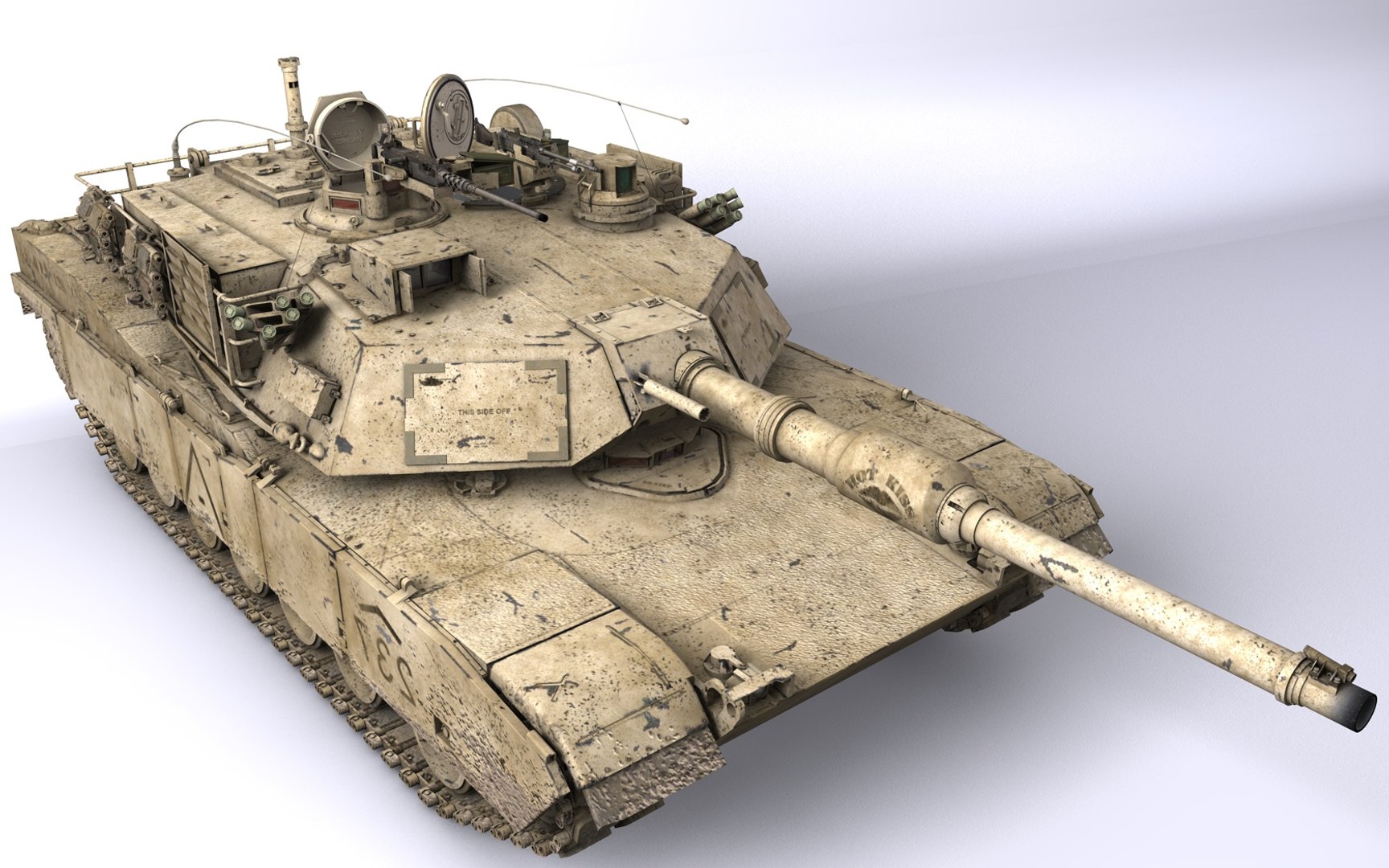 abrams m1a2 3d model