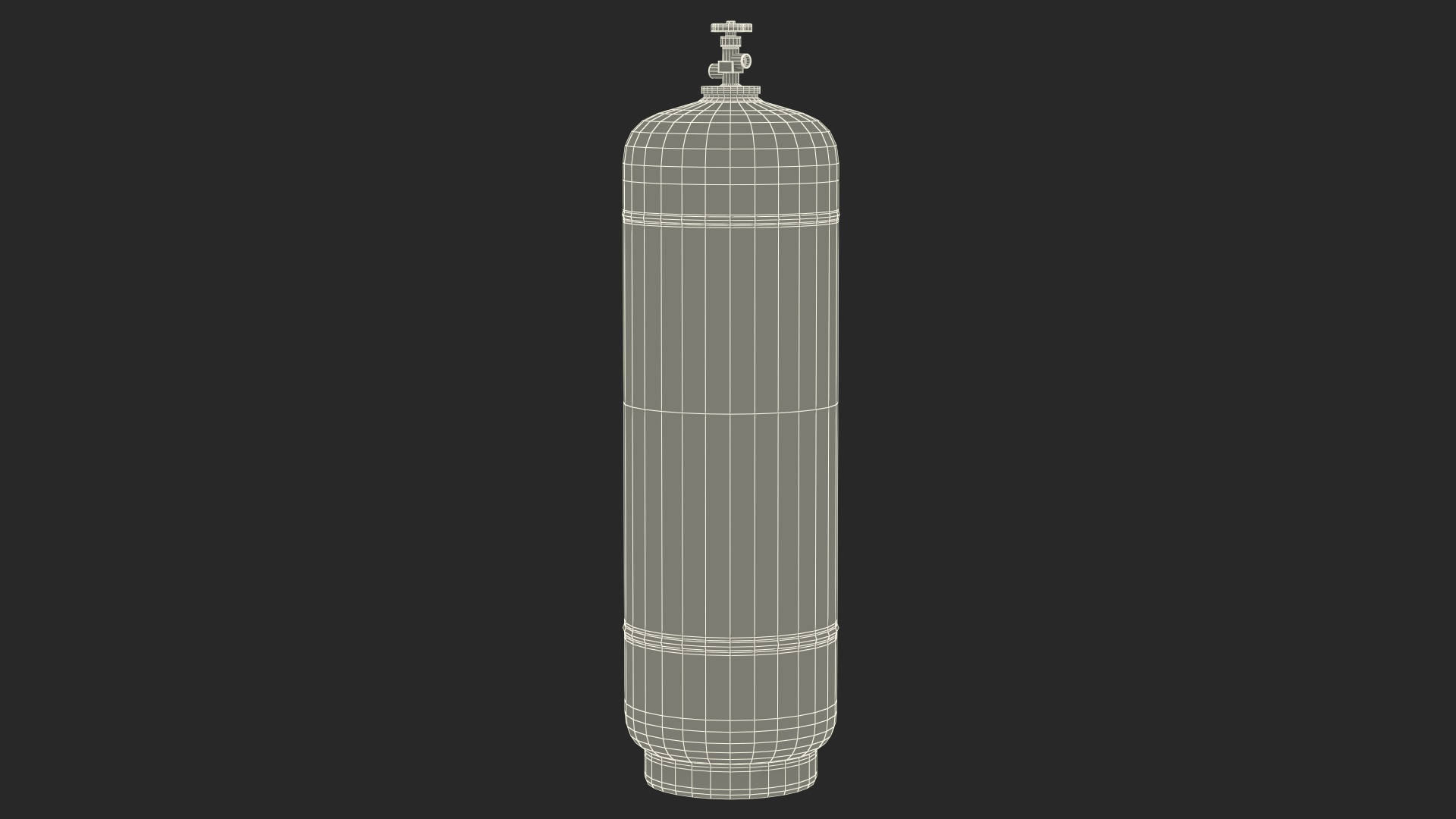 3D Model Acetylene Gas Cylinder Old - TurboSquid 1623285