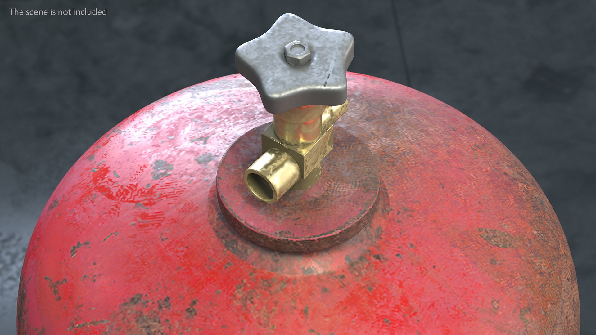 3D Model Acetylene Gas Cylinder Old - TurboSquid 1623285