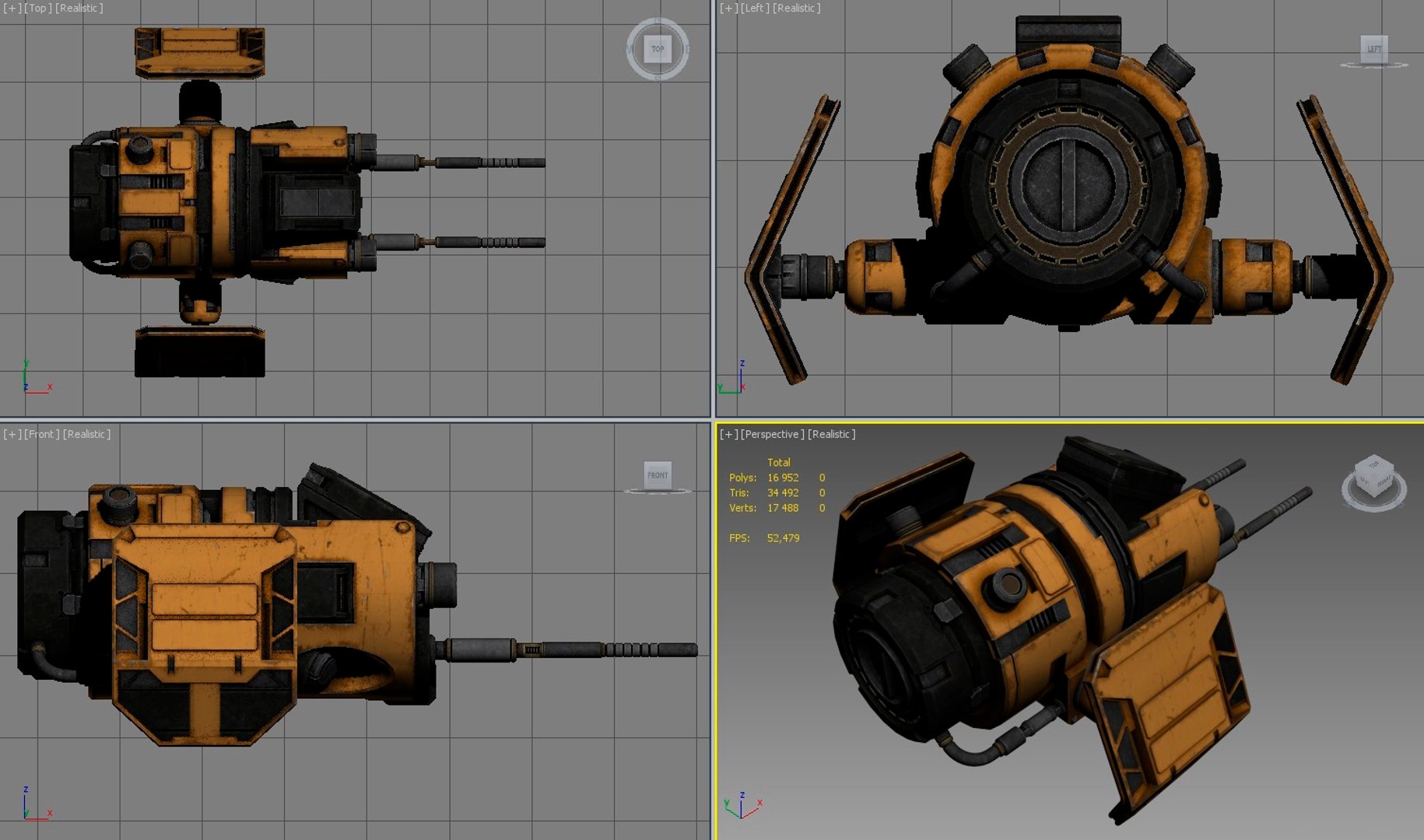 3D Sci-fi Element Model - TurboSquid 1233646
