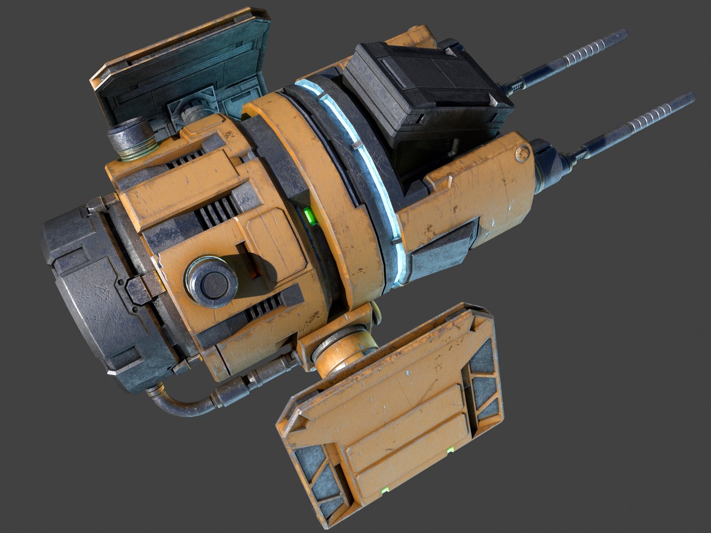3D Sci-fi Element Model - TurboSquid 1233646