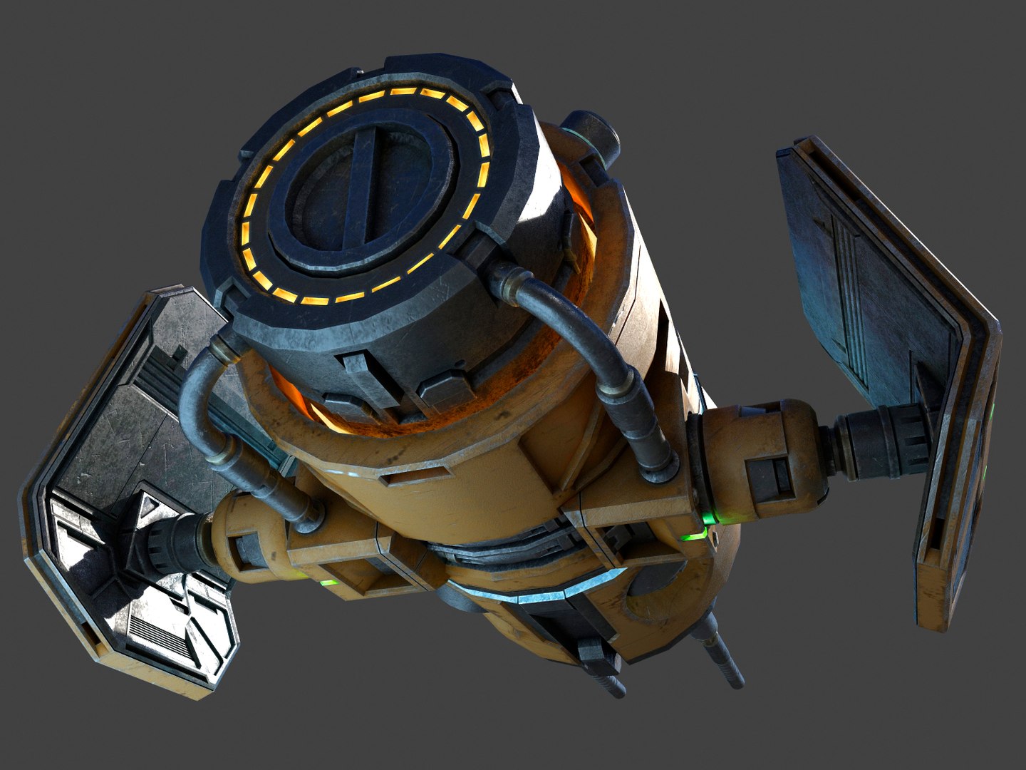 3D Sci-fi Element Model - TurboSquid 1233646