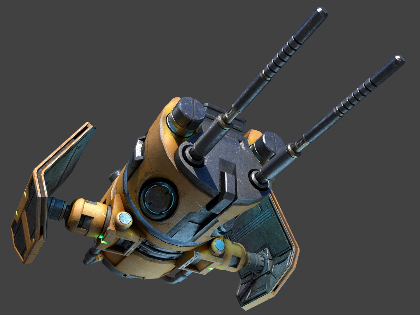 3D Sci-fi Element Model - TurboSquid 1233646