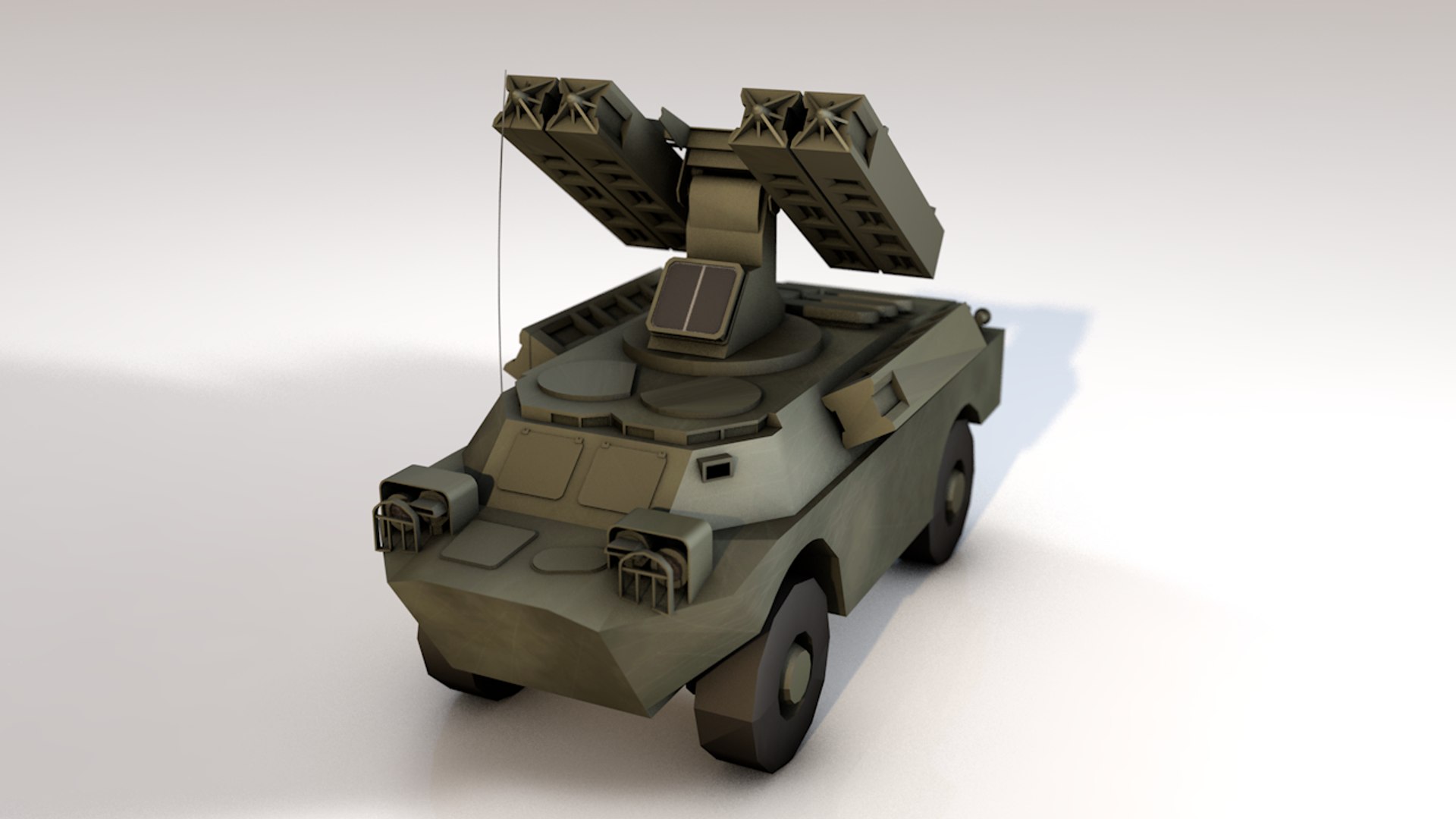 3D Model Gaskin Sa-9 Missile Launcher - TurboSquid 1372330