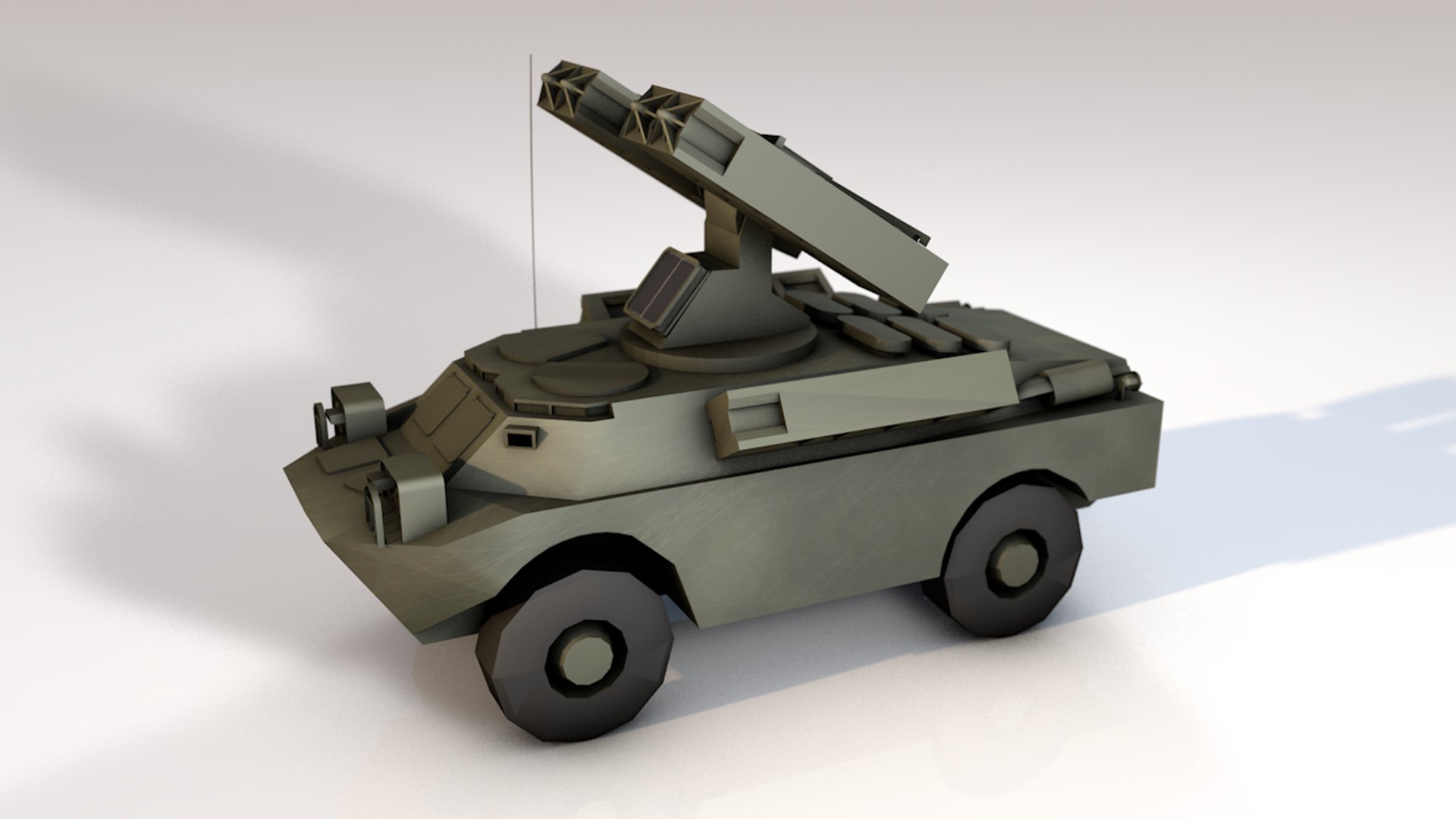 3D Model Gaskin Sa-9 Missile Launcher - TurboSquid 1372330
