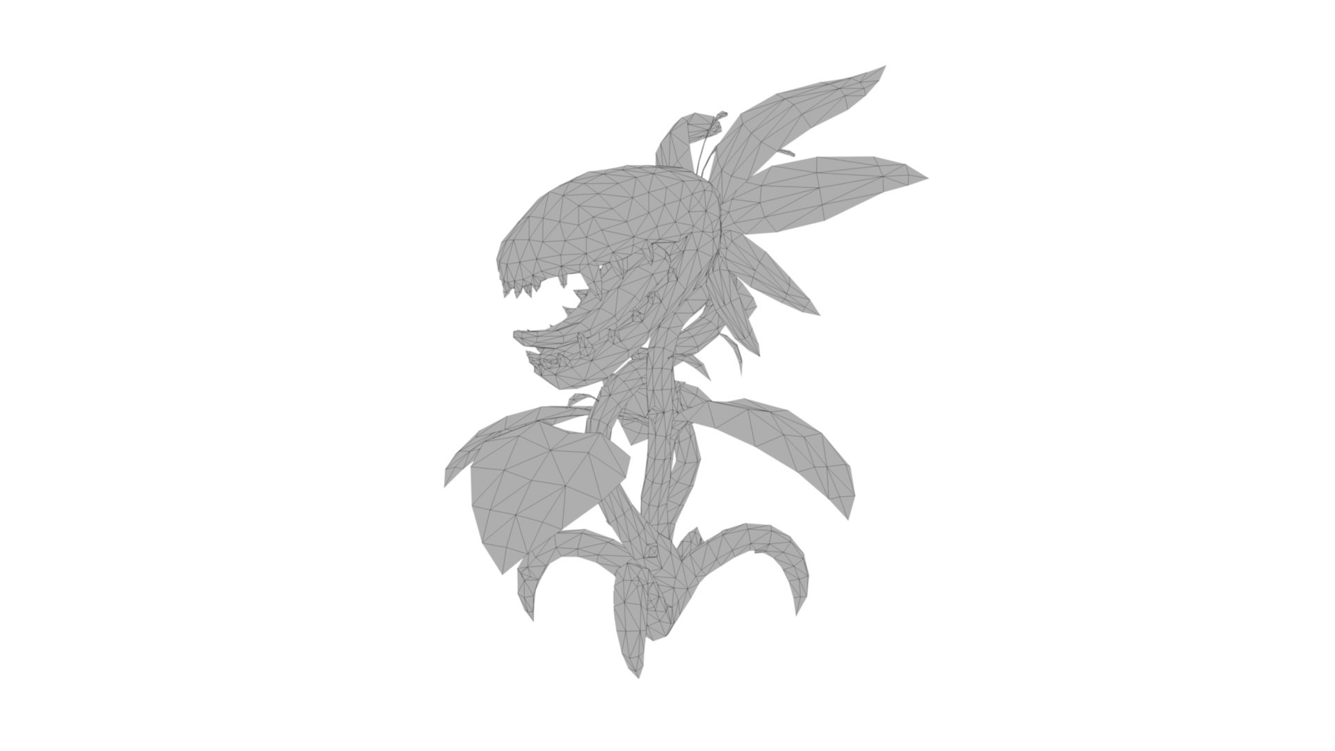 Monster Flower 3D Model - TurboSquid 2033022