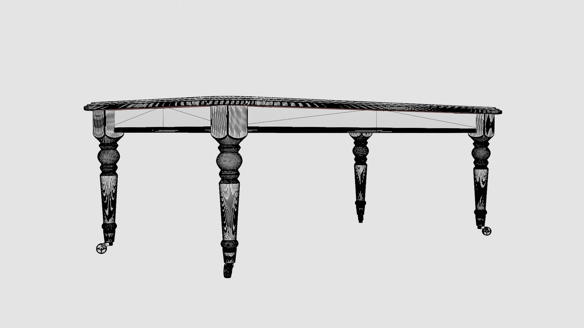 3D Dukes Coffee Table Black - TurboSquid 2263694