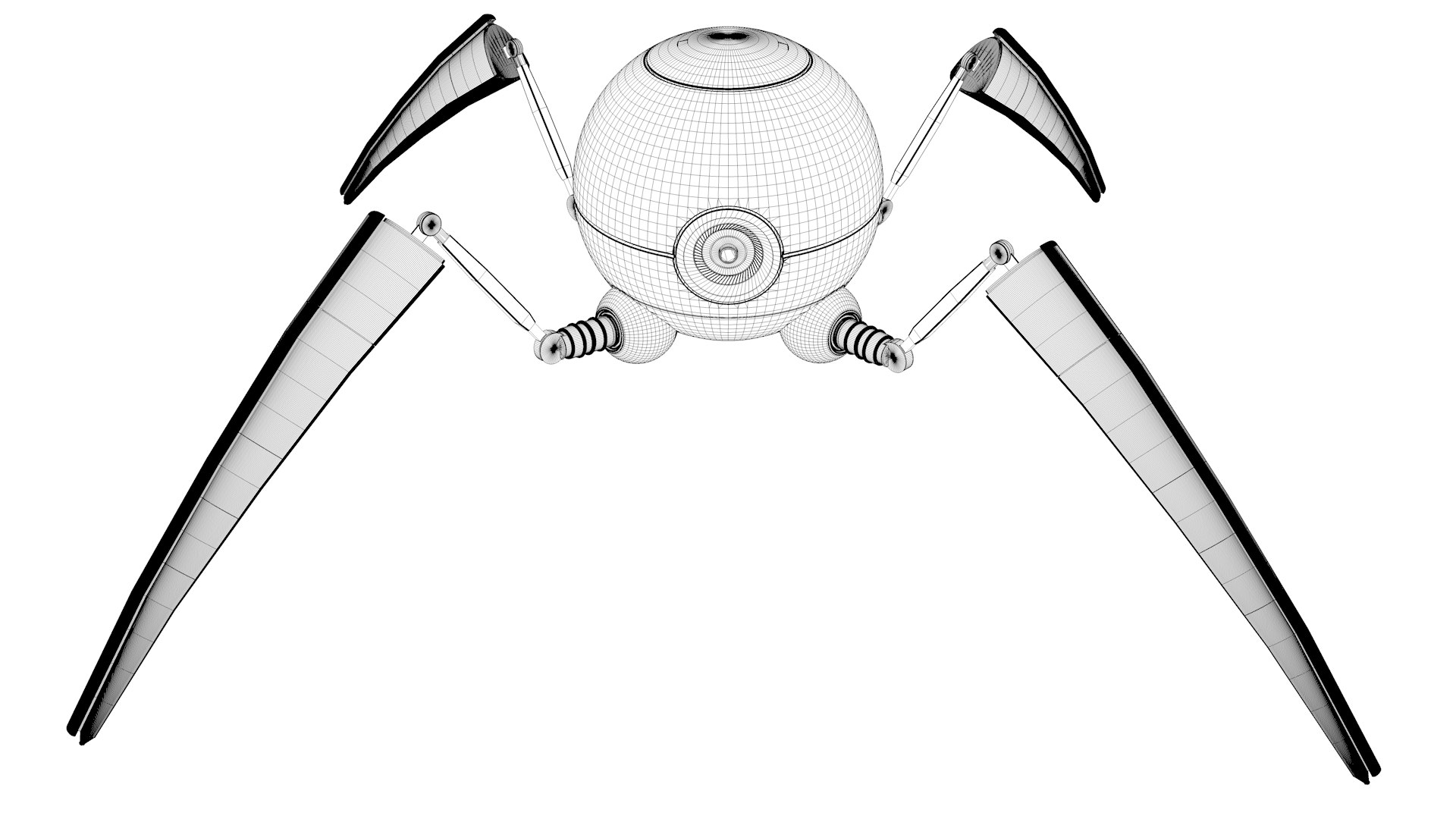 3D Sphere Bot With Rig - TurboSquid 2135342