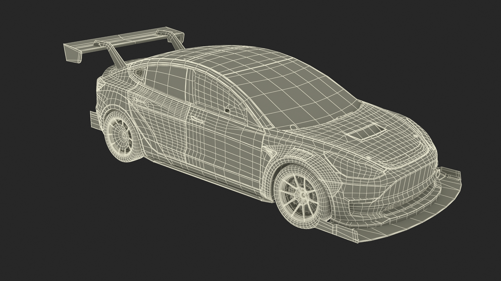 Tesla Model 3 Racing Car 3D Model - TurboSquid 2382366