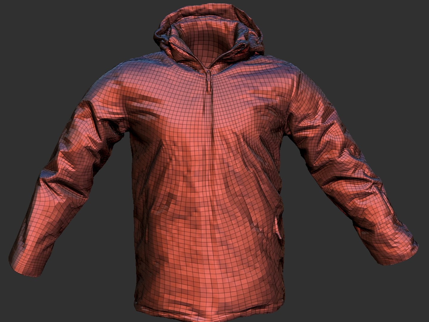 3D Snowboard Jacket 2 Model - TurboSquid 1857914