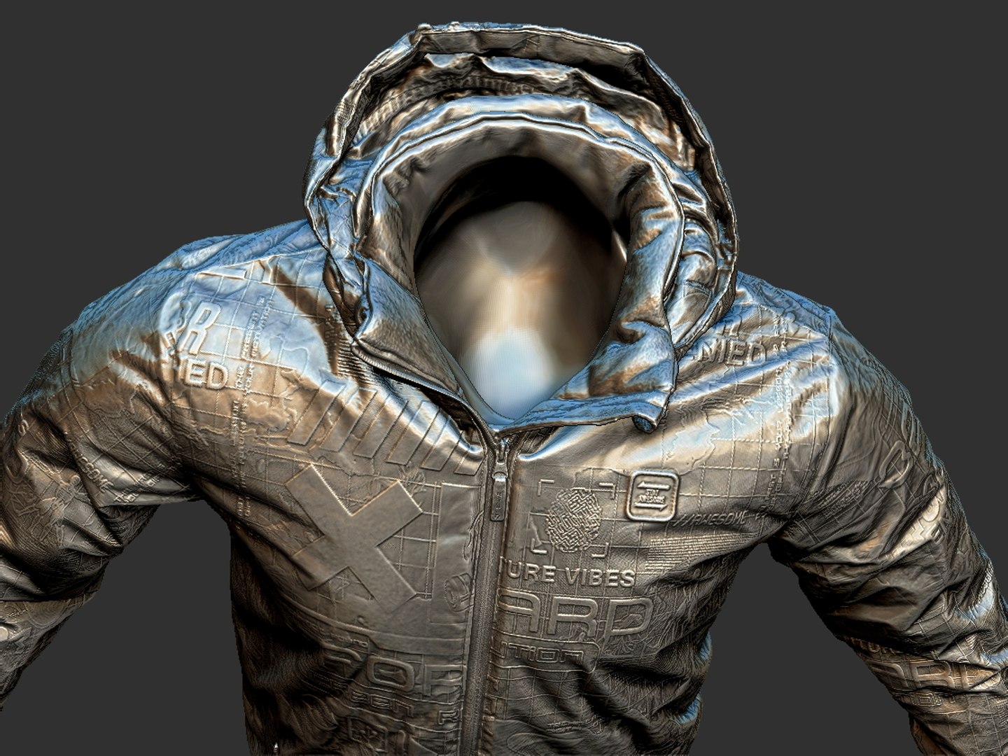 3D Snowboard Jacket 2 Model - TurboSquid 1857914