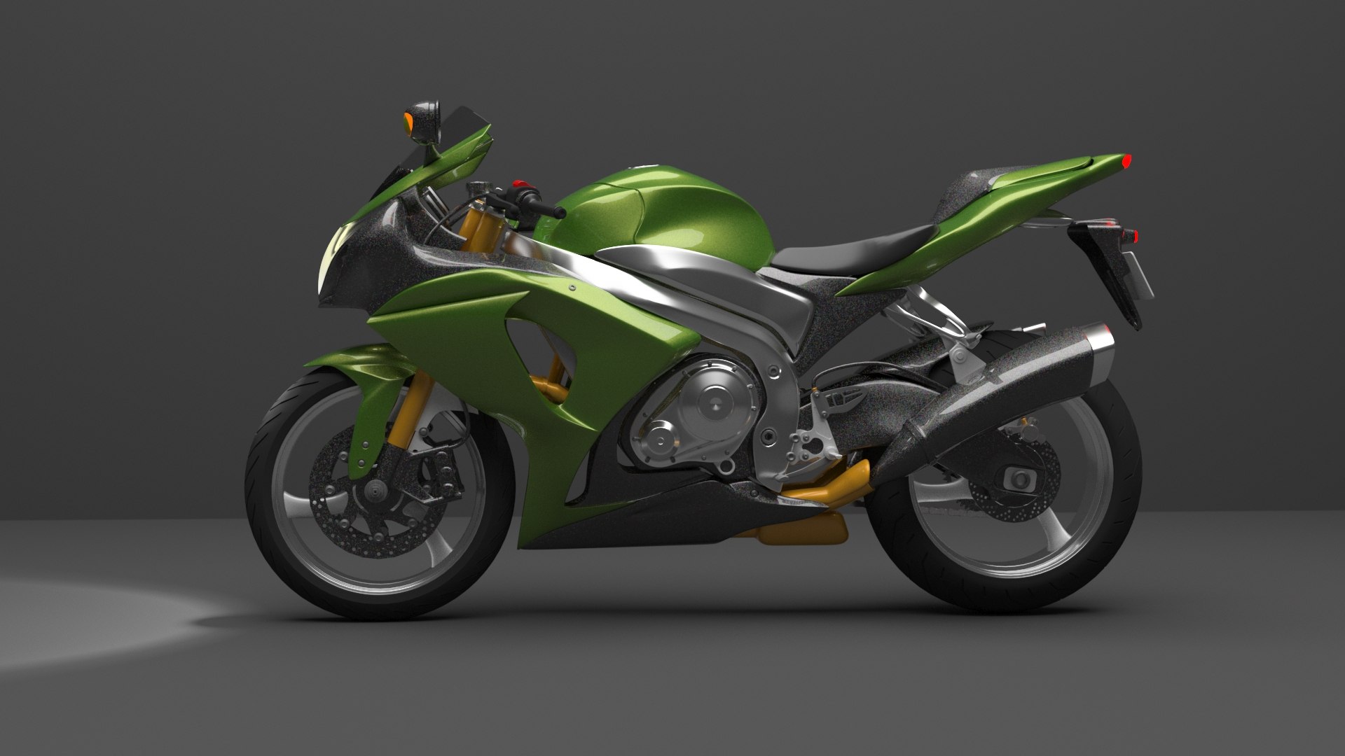 Motorcycle 3D Model - TurboSquid 2038178