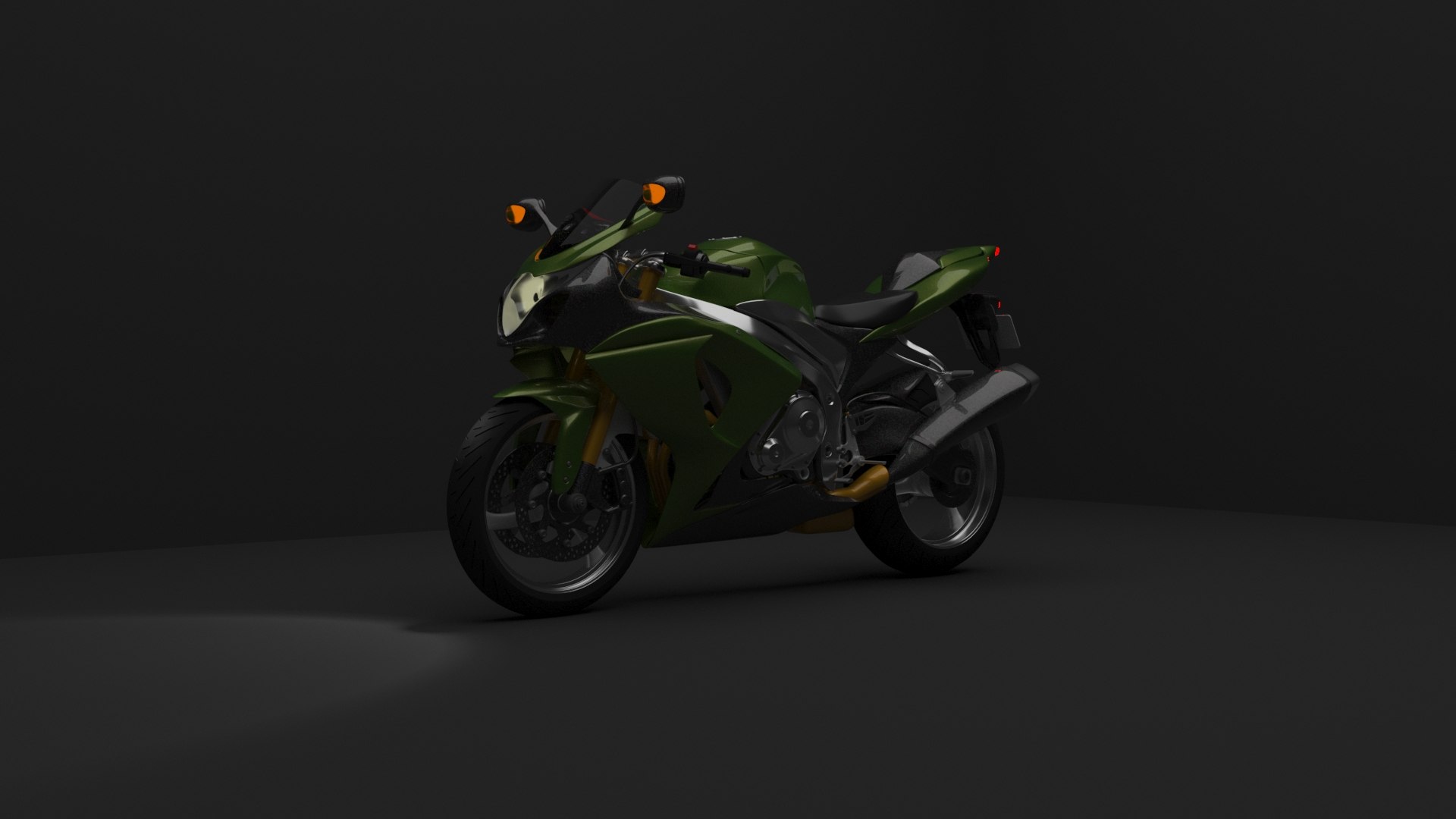 Motorcycle 3D Model - TurboSquid 2038178