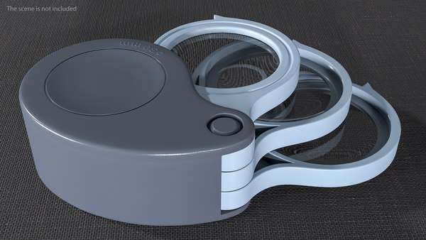 3D magnifiers lens folding - TurboSquid 1597059