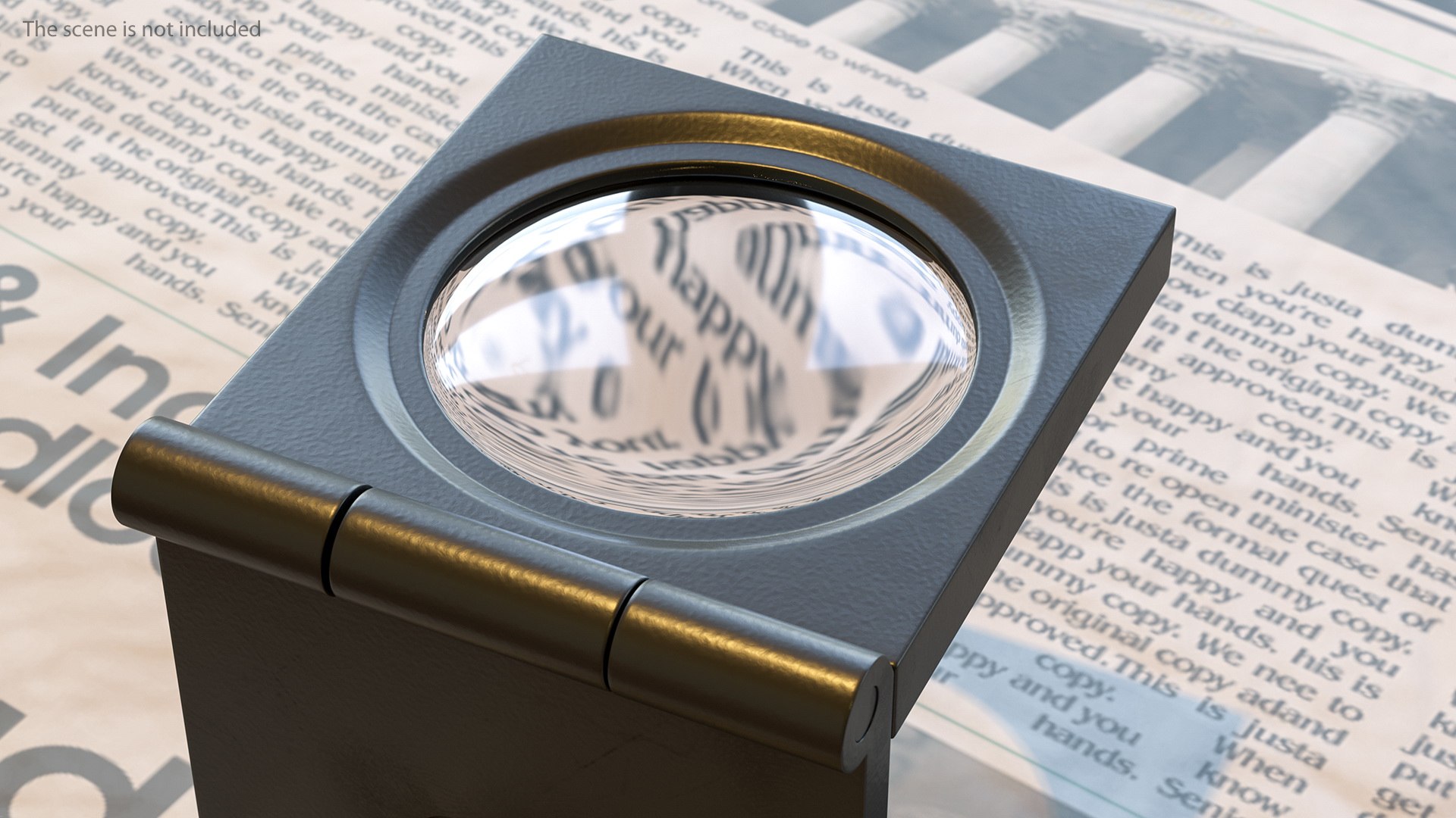 3D magnifiers lens folding - TurboSquid 1597059