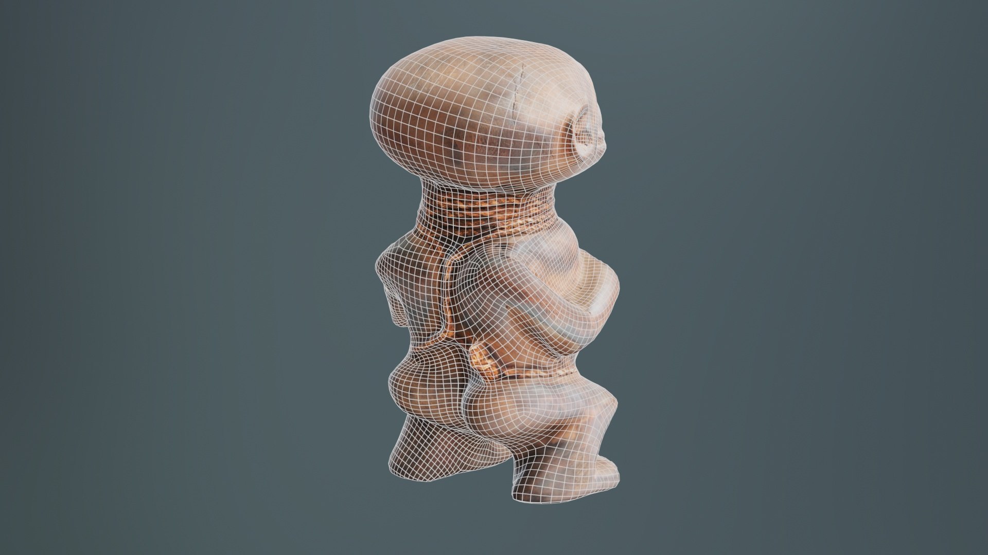 Wooden Figure Statue Male Remastered 3D - TurboSquid 2363544