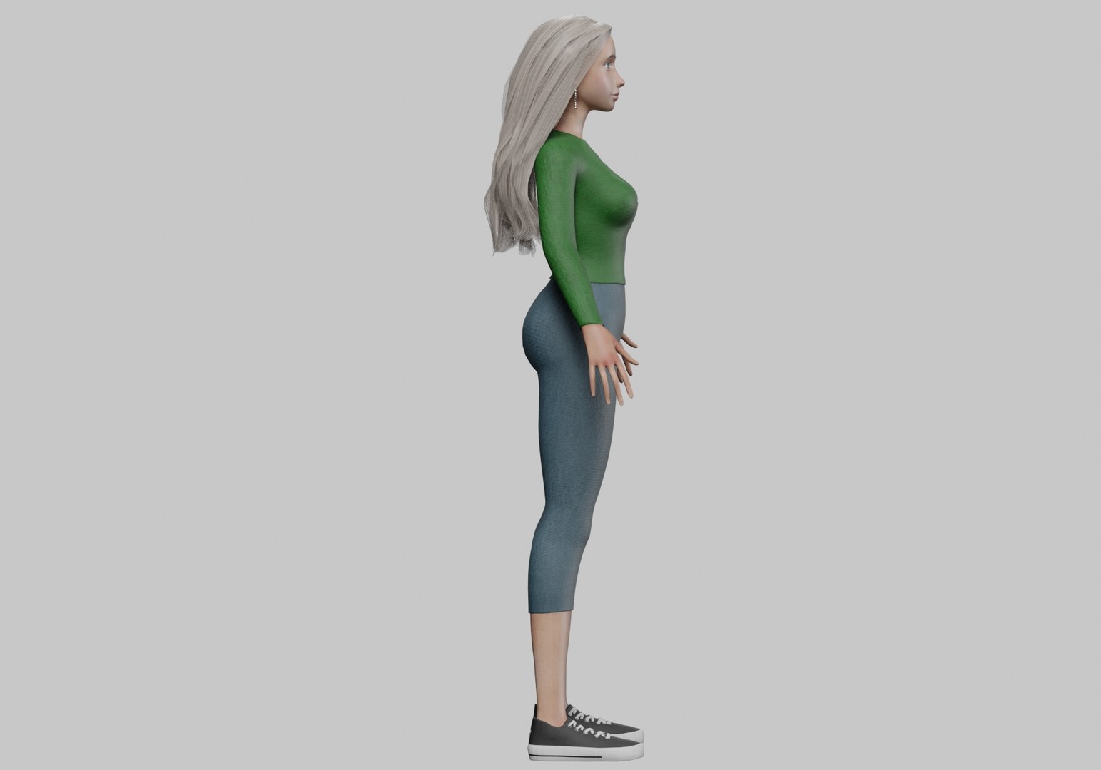 Pretty Beautiful Woman V33765 3D Model - TurboSquid 2265594