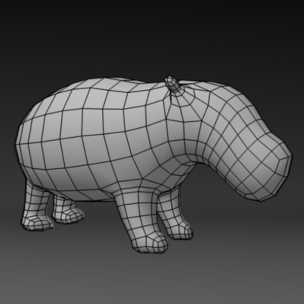 animal statues statuettes 3d model