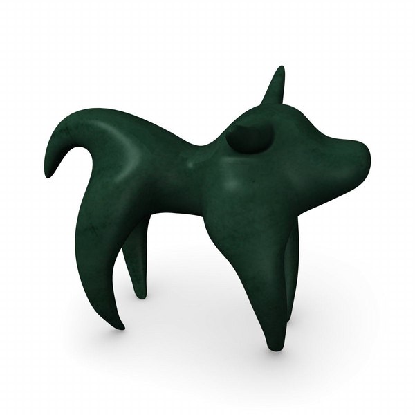 animal statues statuettes 3d model