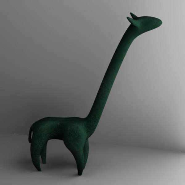 animal statues statuettes 3d model