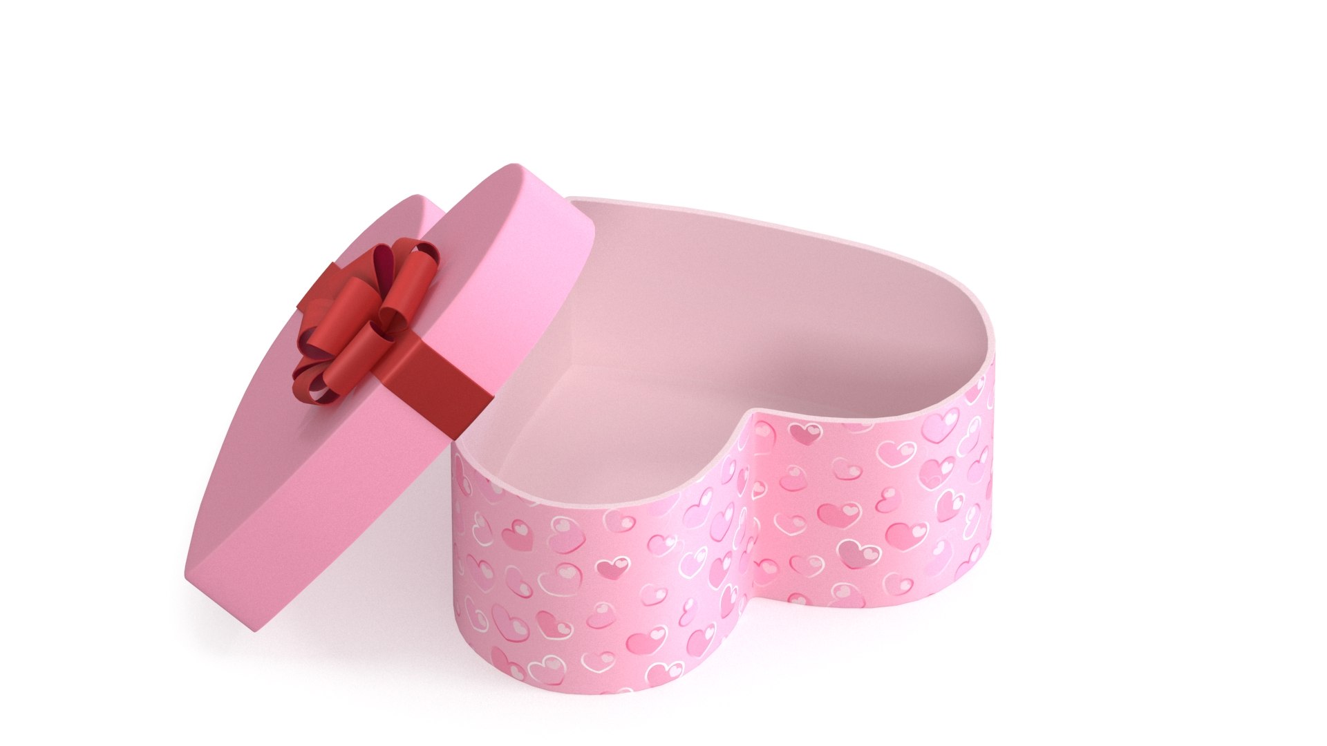 3D Heart Gift Box - TurboSquid 2249709