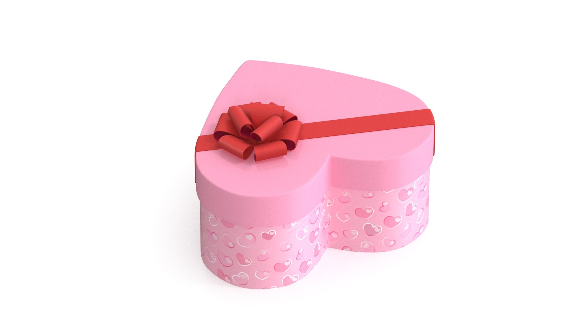 3D Heart Gift Box - TurboSquid 2249709