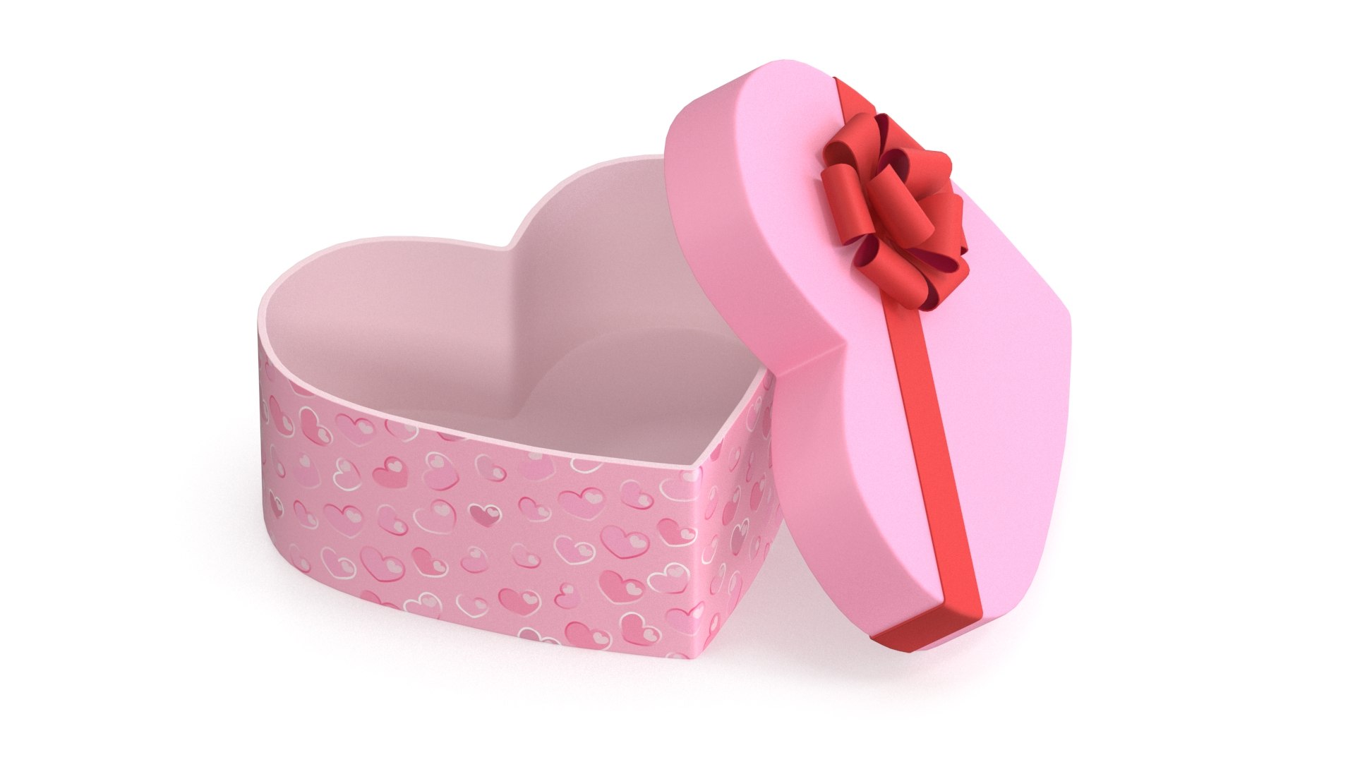 3D Heart Gift Box - TurboSquid 2249709