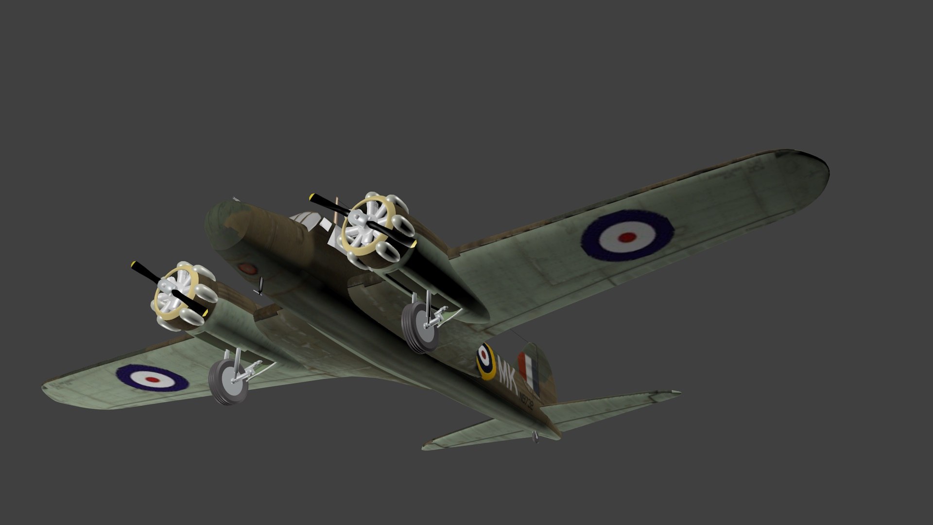 Avro Anson 3D - TurboSquid 1298927