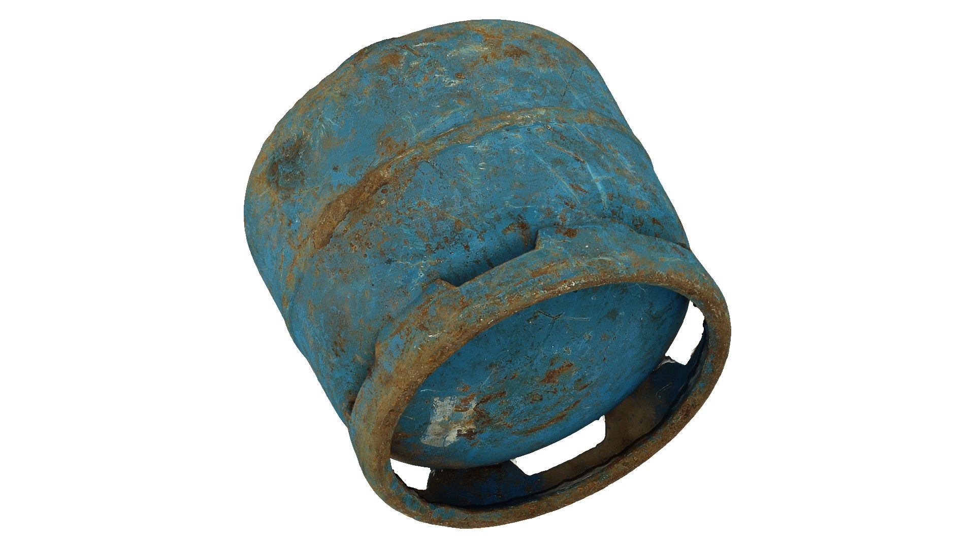 3D Rusty Gas Cylinder Raw Scanned - TurboSquid 1796999