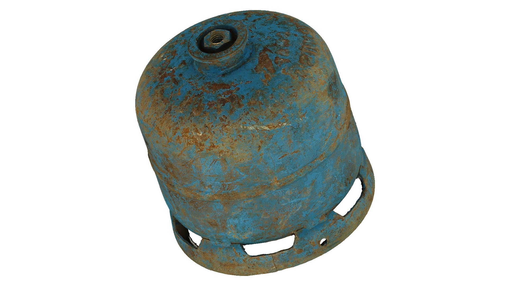 3D Rusty Gas Cylinder Raw Scanned - TurboSquid 1796999