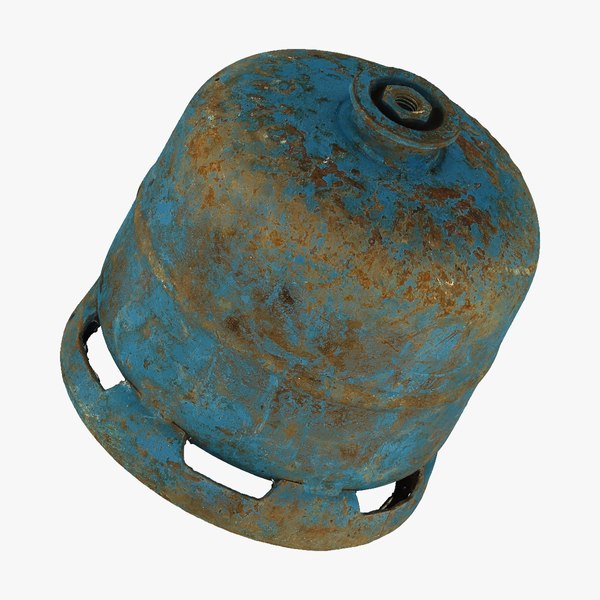 3D Rusty Gas Cylinder Raw Scanned - TurboSquid 1796999