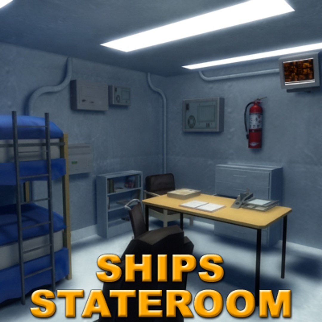 3d Ships Stateroom Model