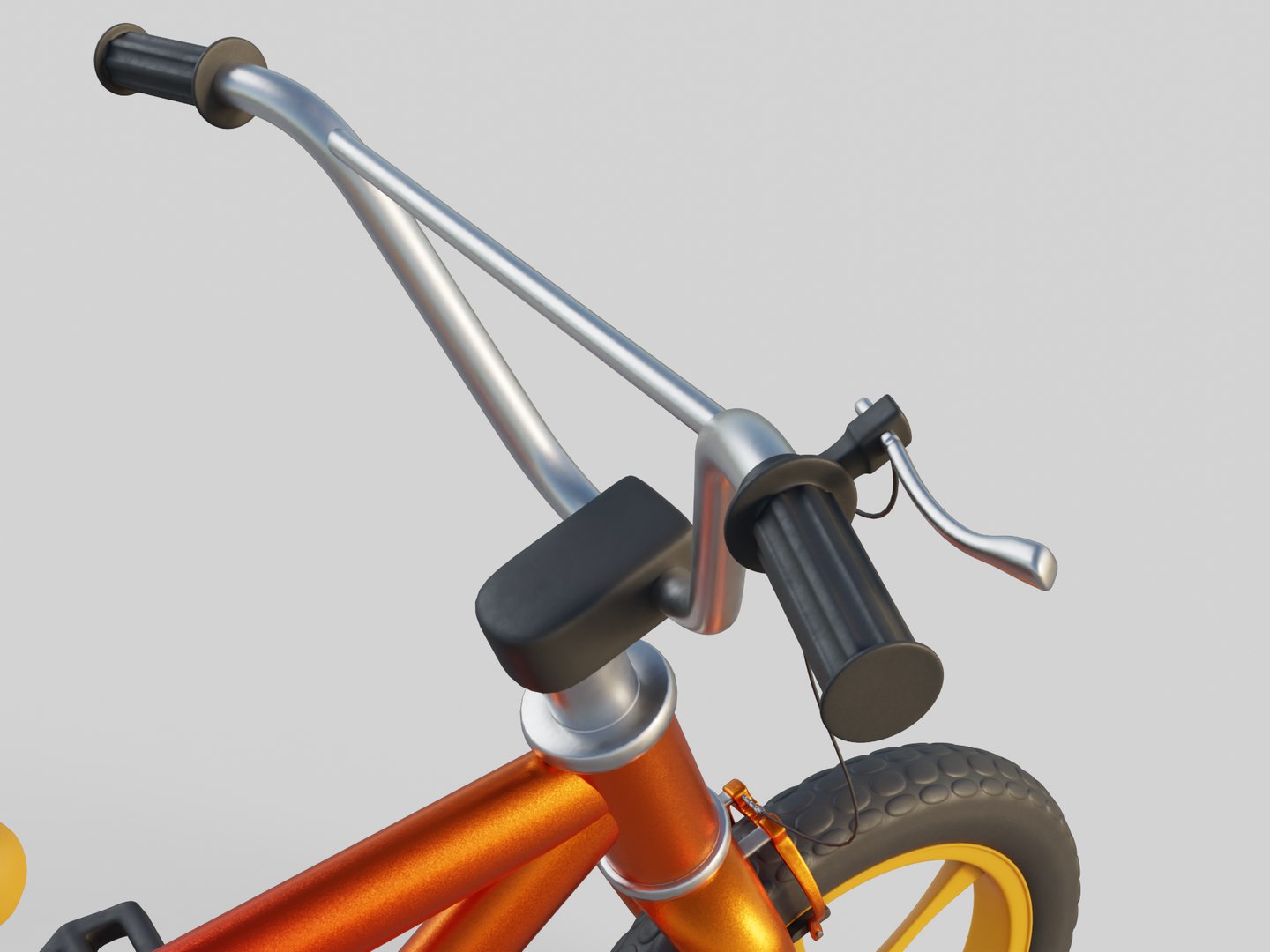 3D Cartoon Bike PBR - TurboSquid 2024181