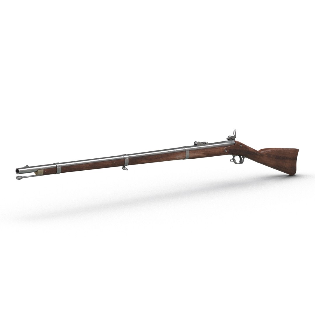 C4d Musket Modeled