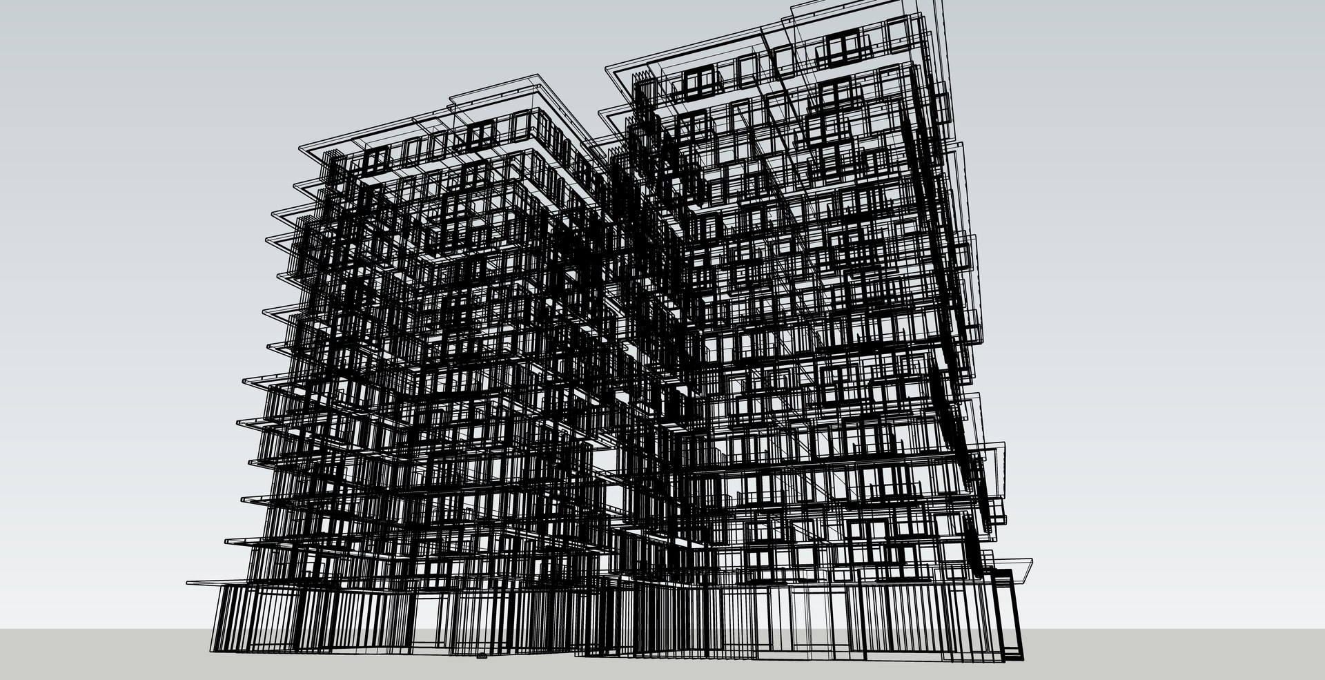 3D Modern Low-rise Building Model - TurboSquid 1632454