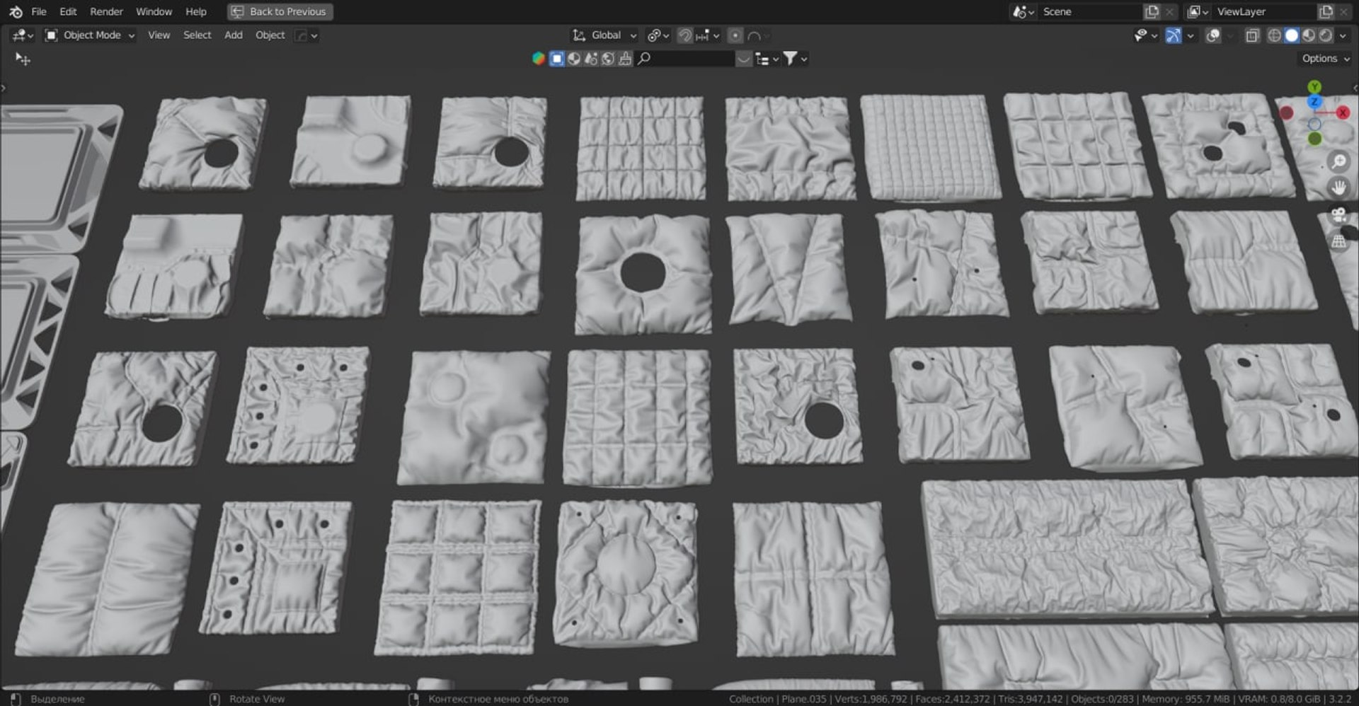 3D Sci-fi Kitbash Air Panels - TurboSquid 1957574