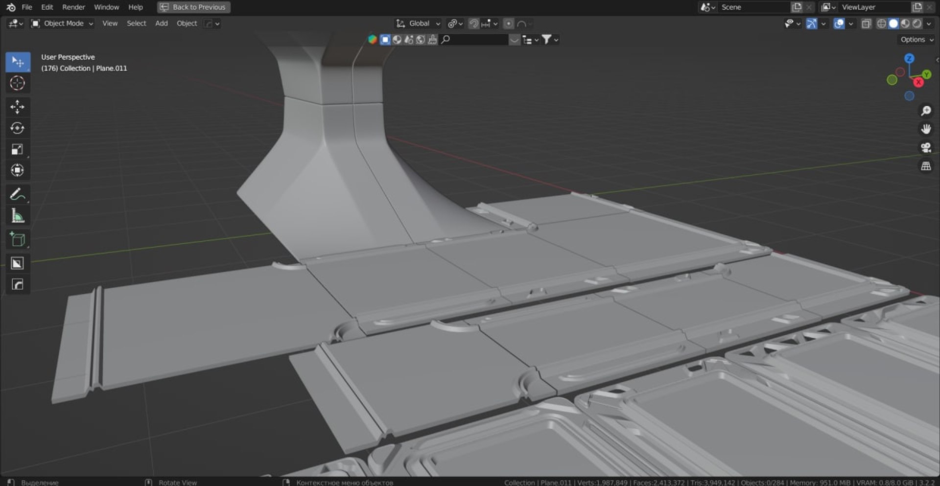3D Sci-fi Kitbash Air Panels - TurboSquid 1957574