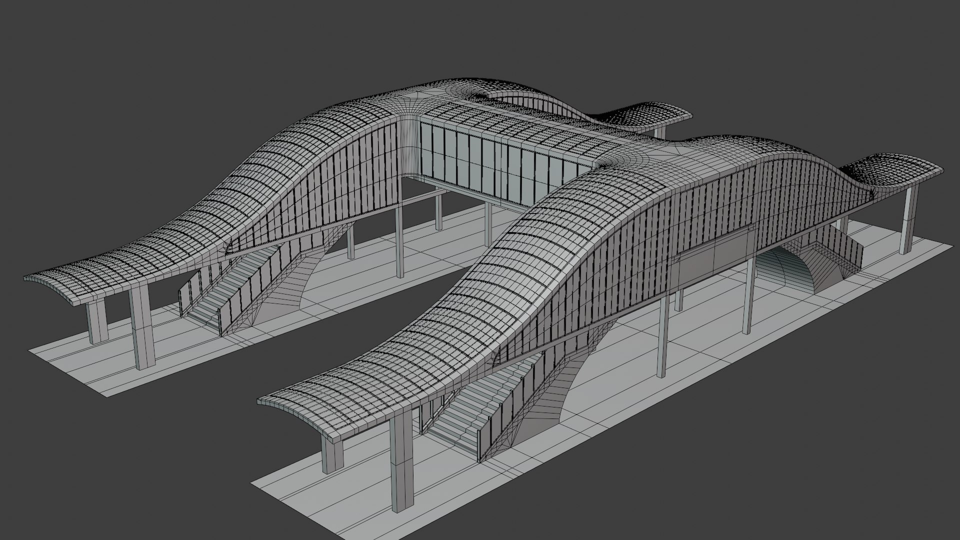 3D Covered bridge model - TurboSquid 2034015