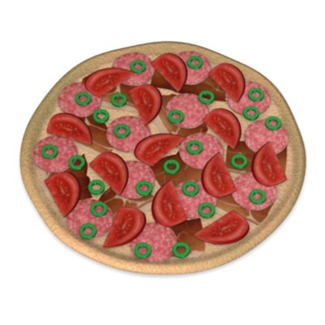 3d Pizza Model