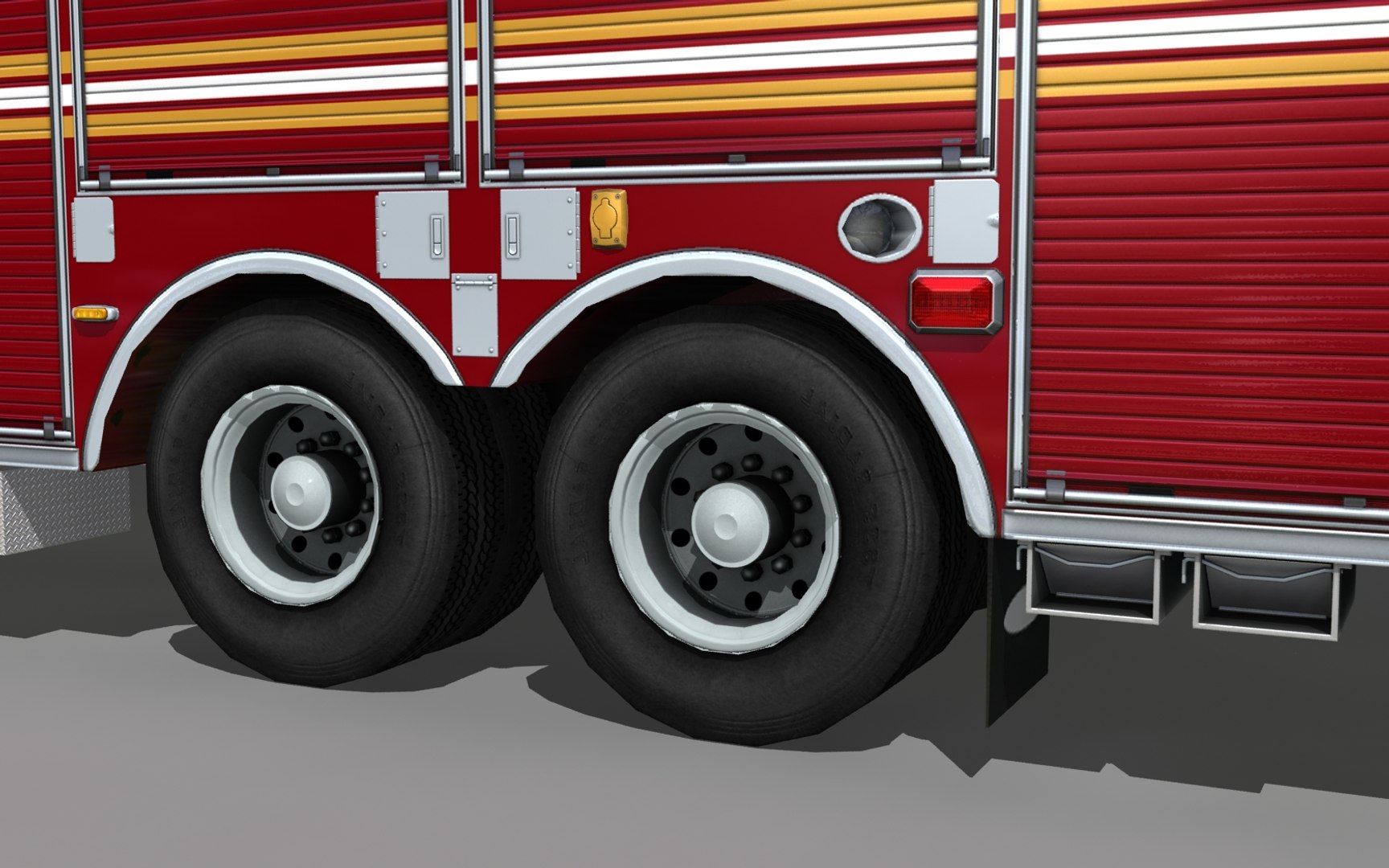 Heavy Rescue Truck 3D Model - TurboSquid 1442602
