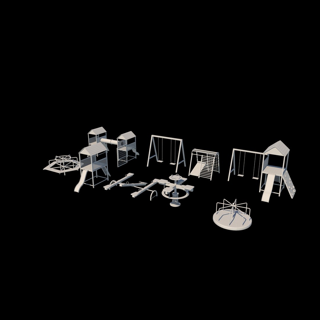 3D Playground Pack 3D Model Model - TurboSquid 2352598