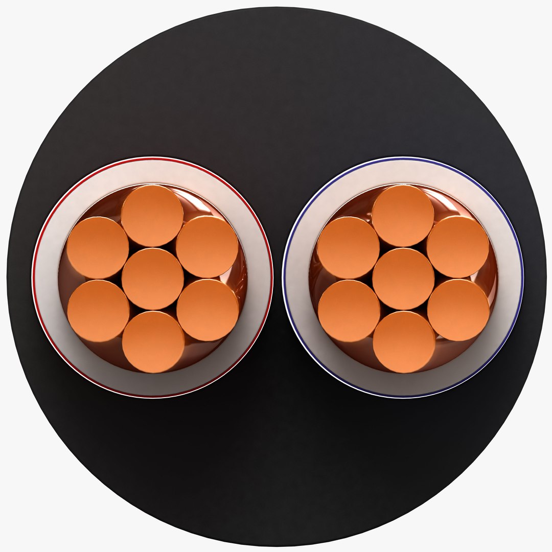 Electrical Cables Multi Core 3d Model